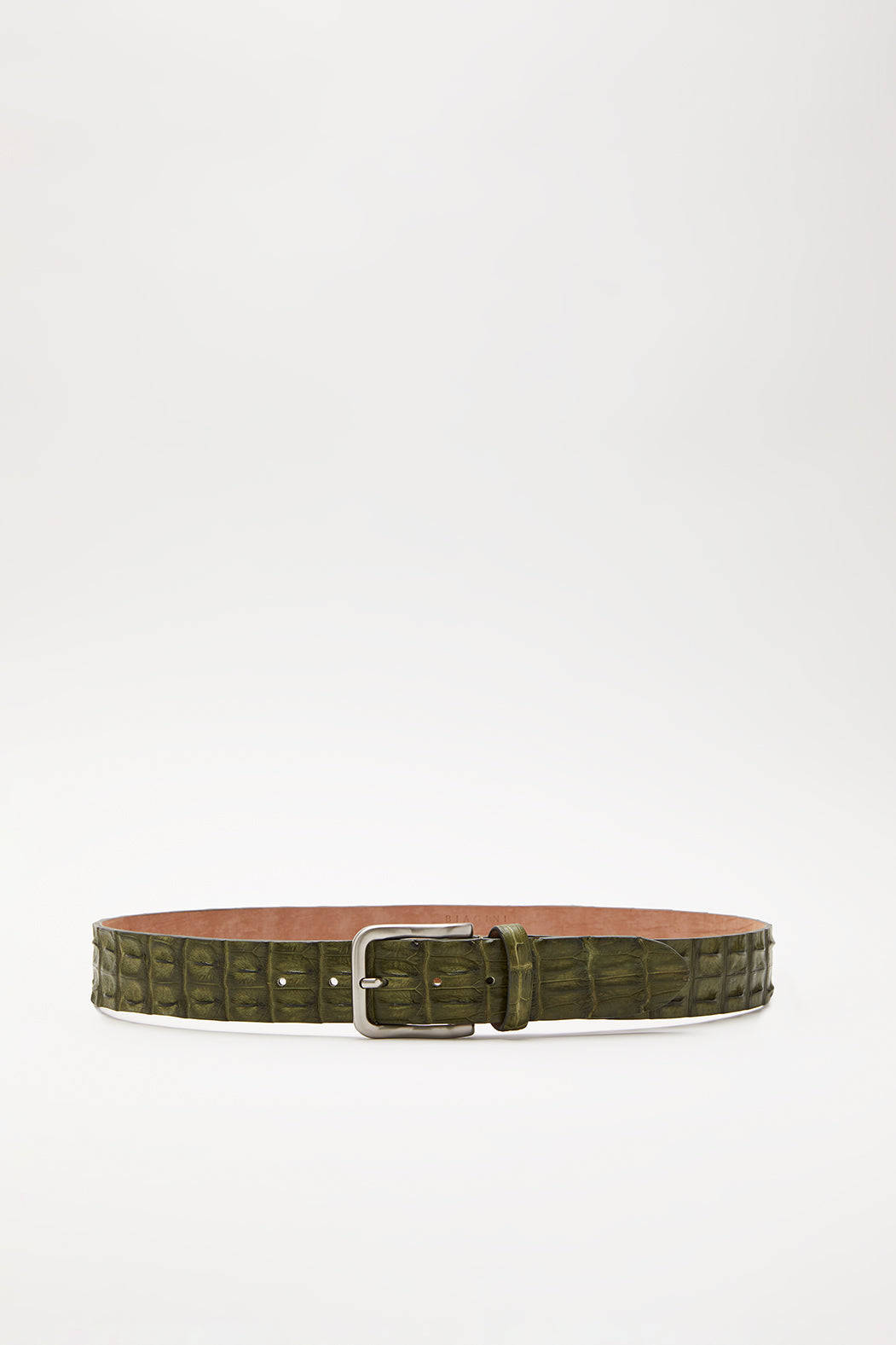 Olive Cayenne belt – Biagini 1968