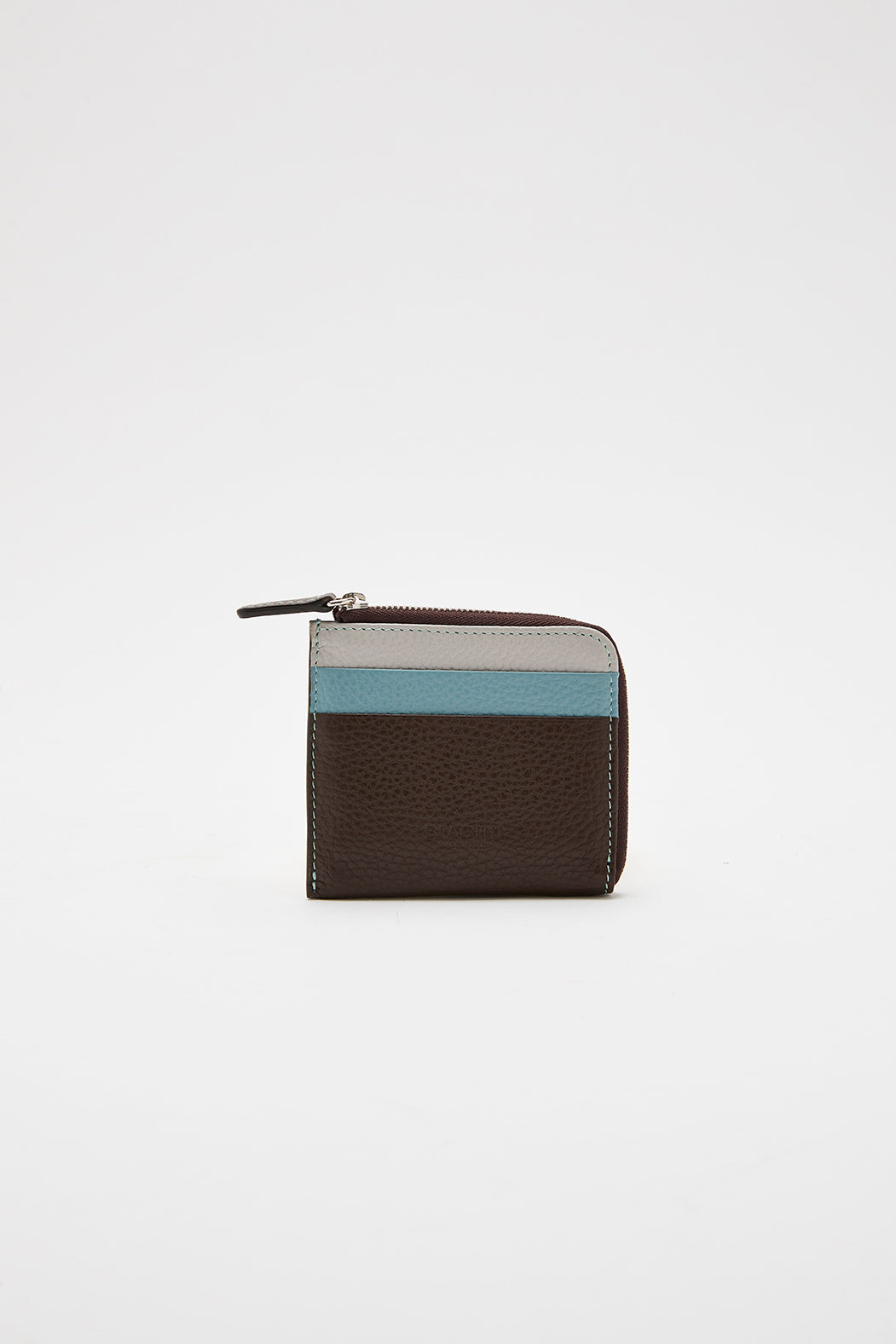 Burano mini zip wallet dark brown – Biagini 1968